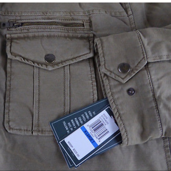 G.H. Bass & Co. | Jackets & Coats | Gh Bass Co Shearling Lined Cotton ...